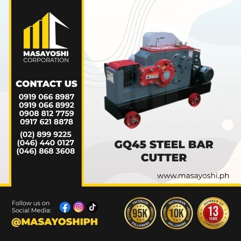 GQ45 Steel Bar Cutter | RSB Cutter | Cutting Machine | Bar Cutter ...