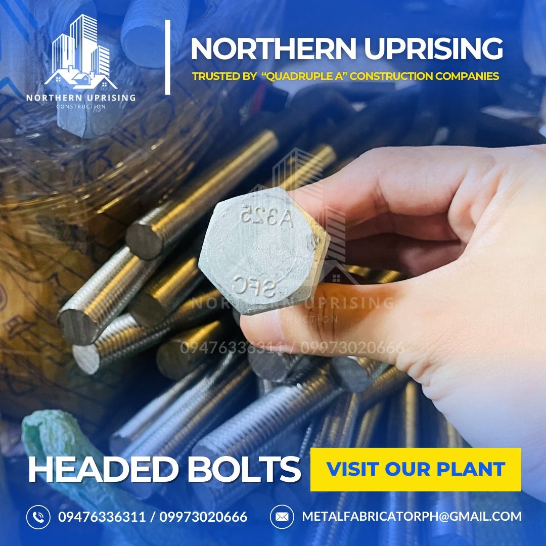 HDG Headed Bolt | U Bolt | J Bolt | Stainless Anchor Bolt | Stud Bolt ...