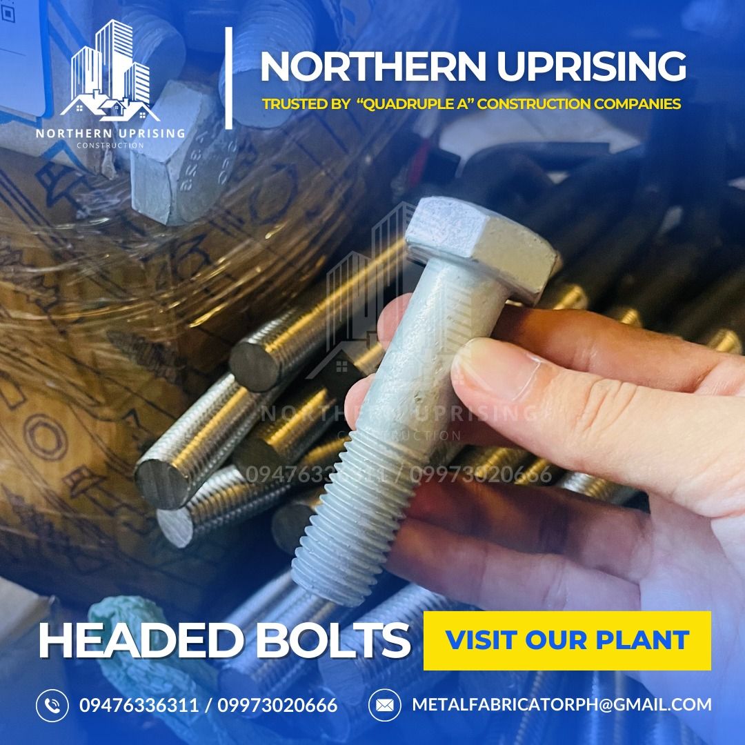 HDG Headed Bolt | U Bolt | J Bolt | Stainless Anchor Bolt | Stud Bolt ...