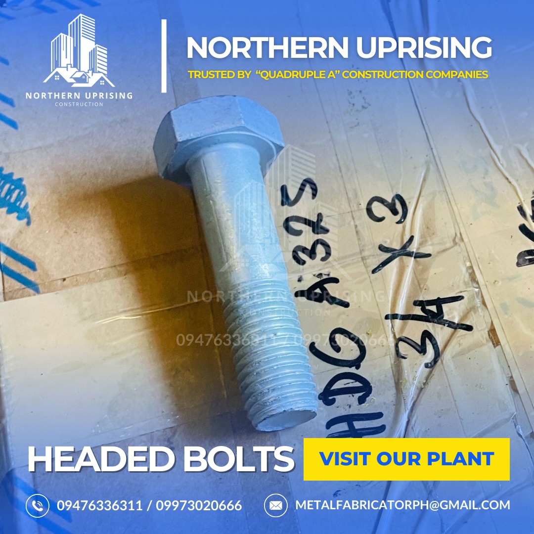 HDG Headed Bolt | U Bolt | J Bolt | Stainless Anchor Bolt | Stud Bolt ...