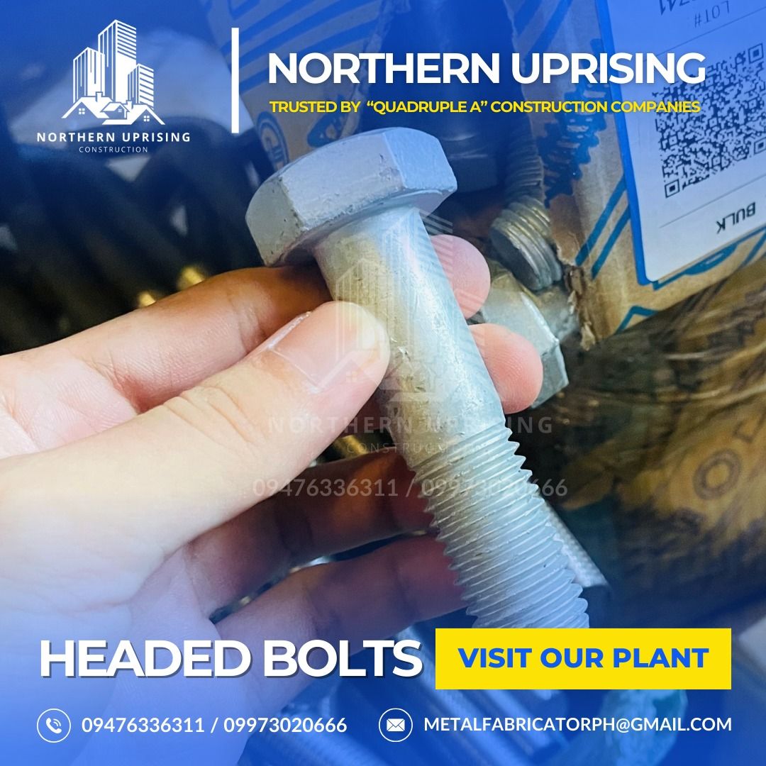 HDG Hex Bolt | Anchor Bolt | Stud Bolt | Bolts & Nut | Headed Bolt | U ...