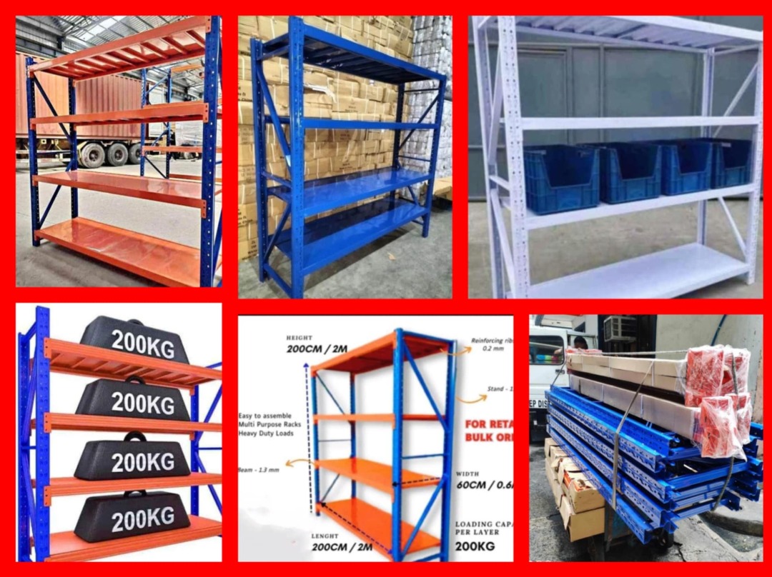 Heavy Duty Full Metal Storage Rack, Furniture & Home Living, Furniture ...