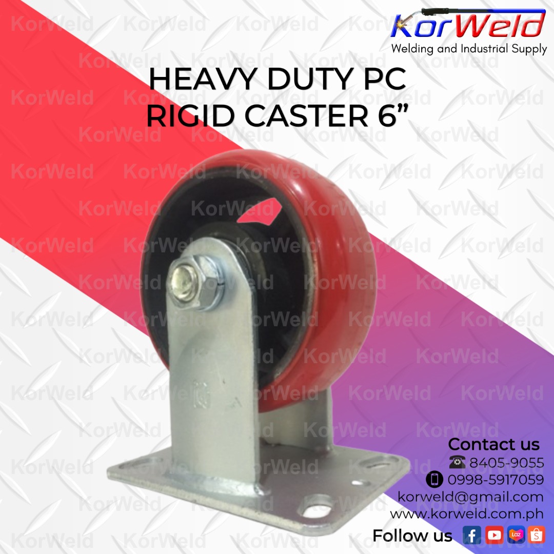 Kyungchang Heavy Duty PC Caster Wheel - Fixed/Rigid, Commercial ...