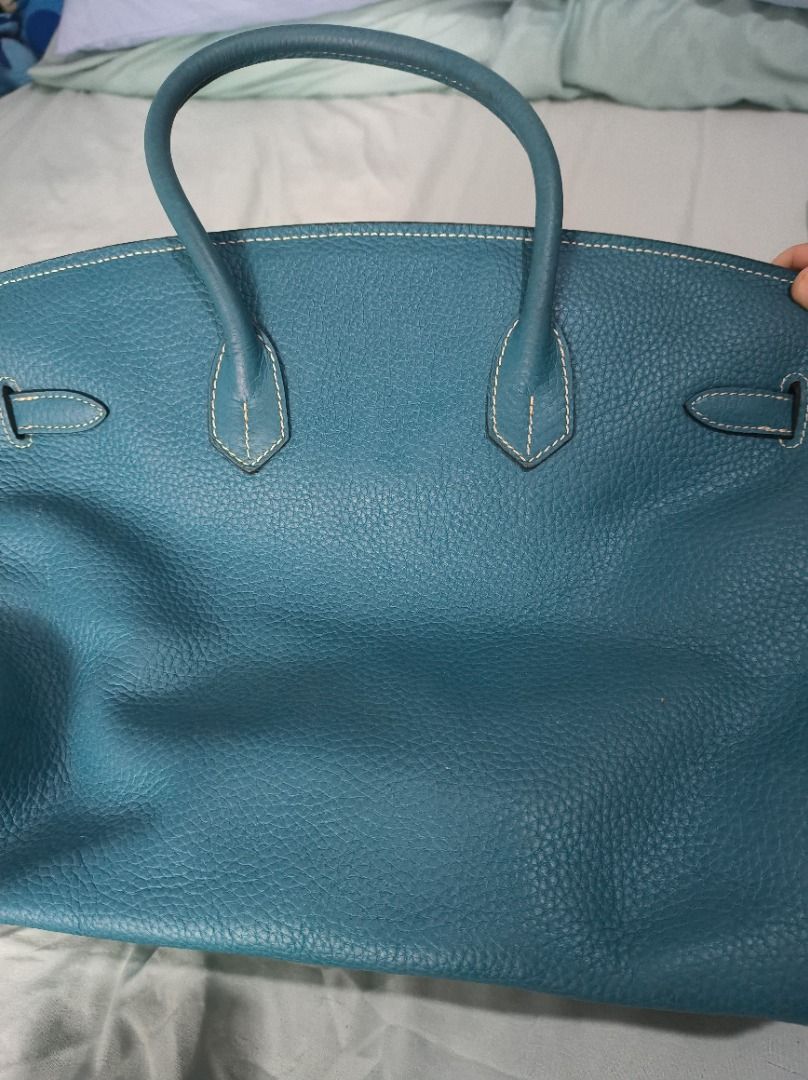 Hermes birkin blue jeans color, Luxury, Bags & Wallets on Carousell