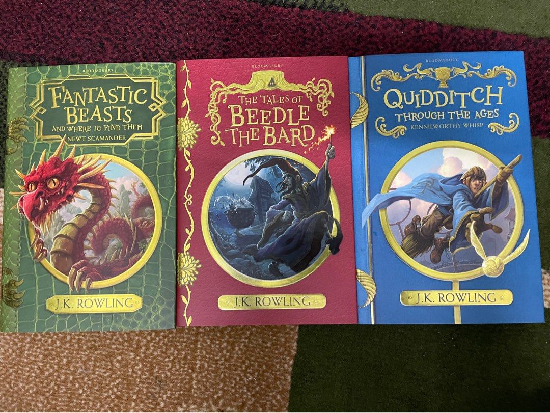 HOGWARTS LIBRARY set by jk rowling, Hobbies & Toys, Books & Magazines ...