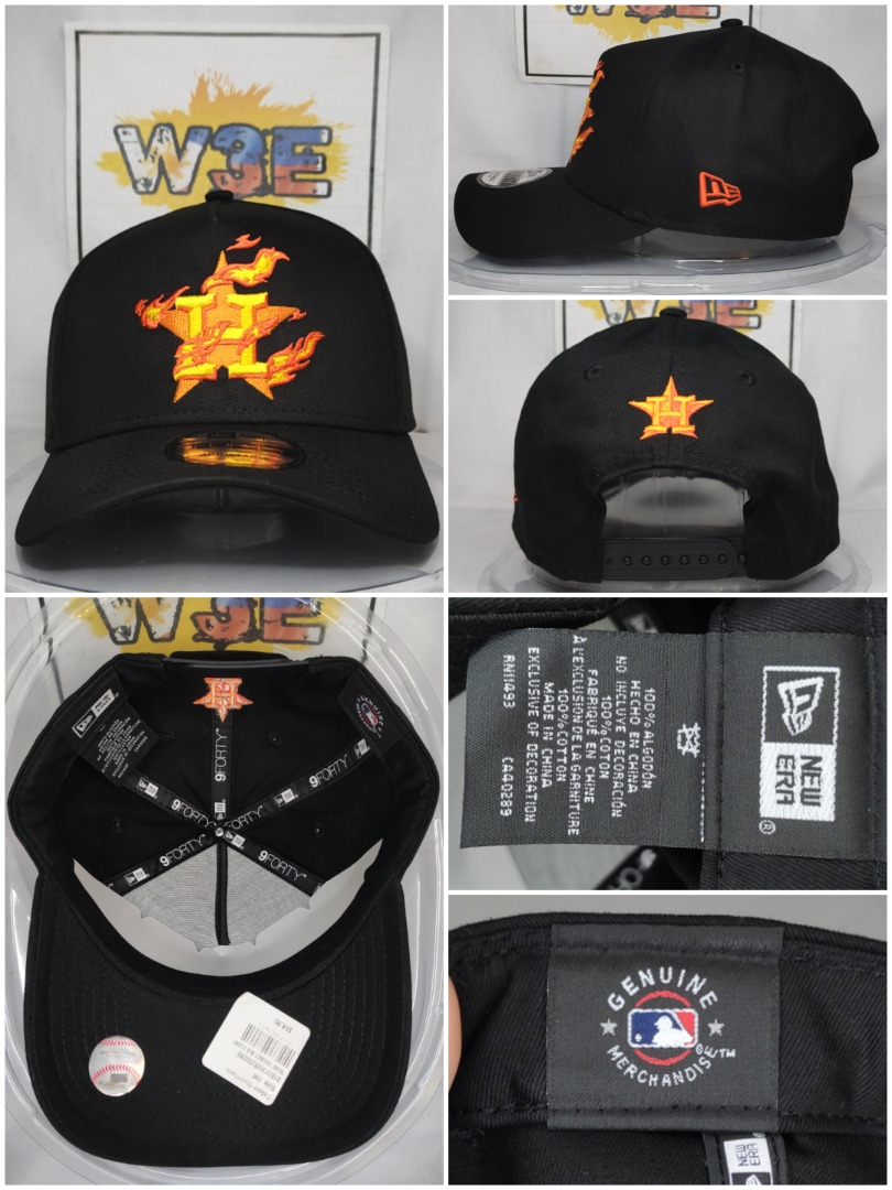HOUSTON ASTROS FLAMIN HOT A-FRAME SNAPBACK BNEW - 9FORTY NEW ERA, Men's ...