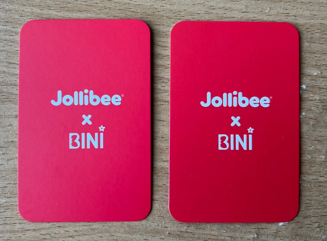 Jollibee x Bini Photocards, Hobbies & Toys, Toys & Games on Carousell