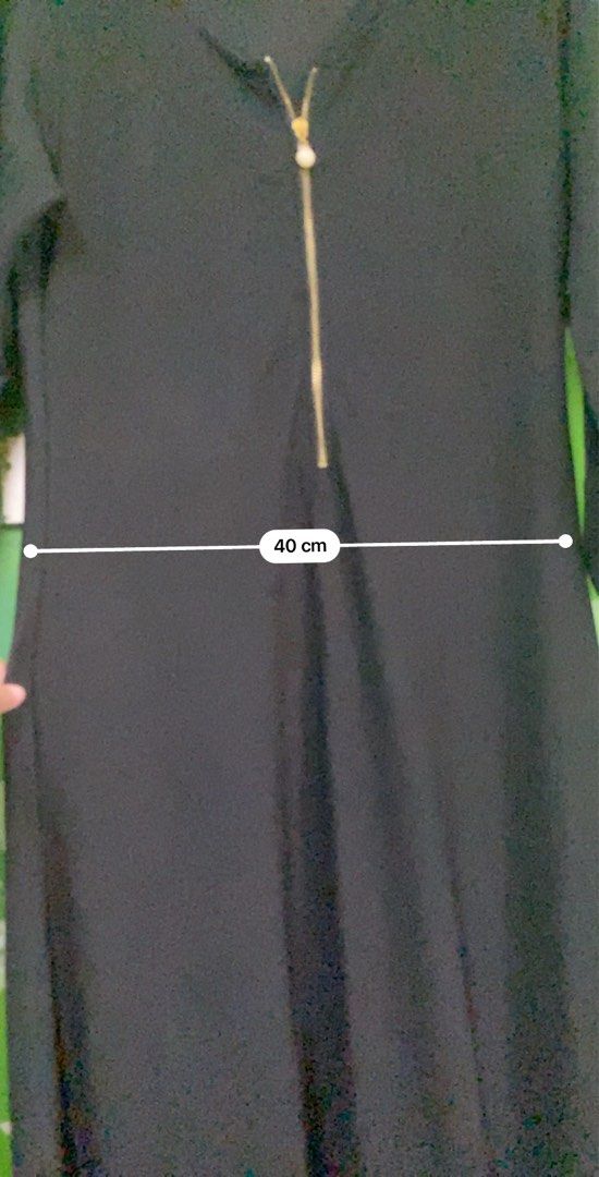 Jubah Hitam Muaz, Women's Fashion, Muslimah Fashion, Kaftans & Jubahs ...