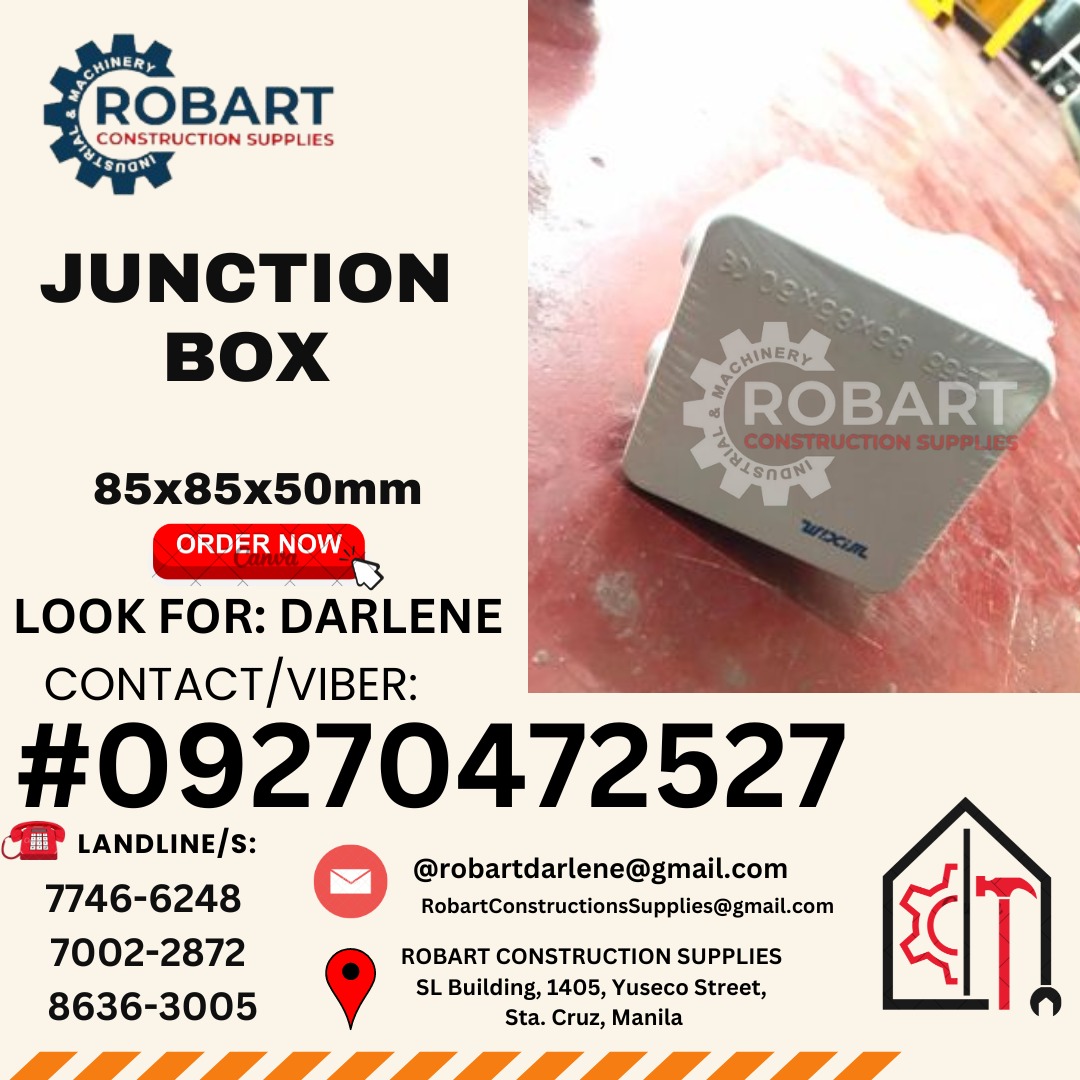 JUNCTION BOX, Commercial & Industrial, Construction Tools & Equipment ...