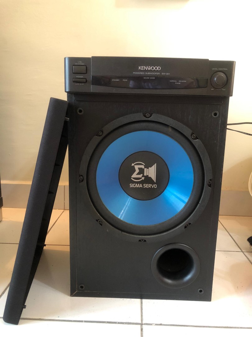 Kenwood SW-301 Active/Powered Subwoofer System, Audio, Soundbars ...