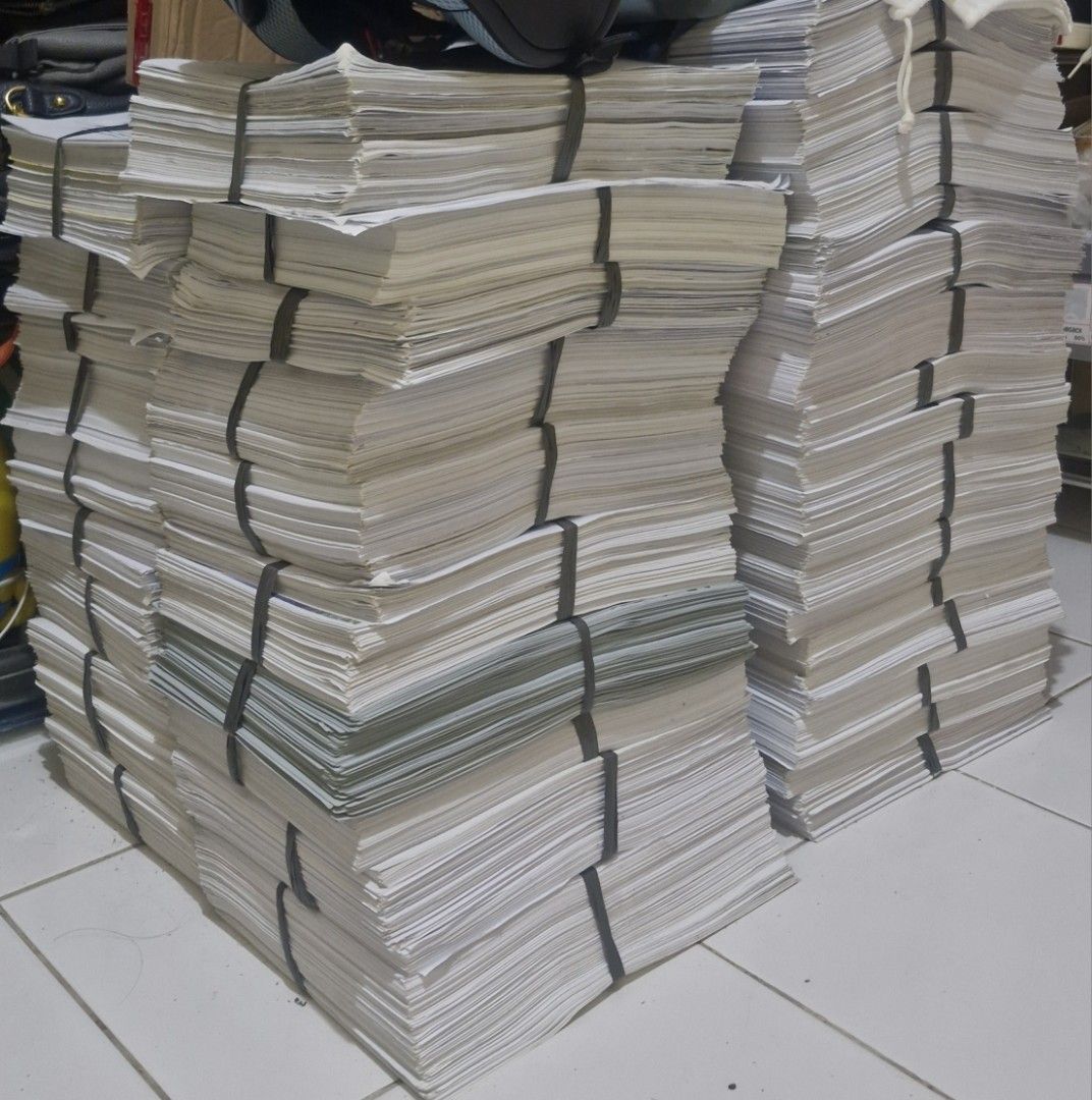 Kertas Bekas PT, uk A4, kosong 1 sisi, Barang Yang Dicari di Carousell