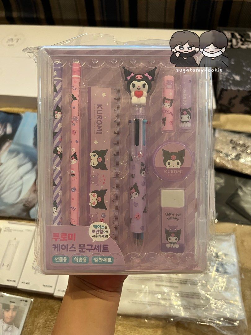 Kuromi Stationery Set, Hobbies & Toys, Stationary & Craft, Stationery ...