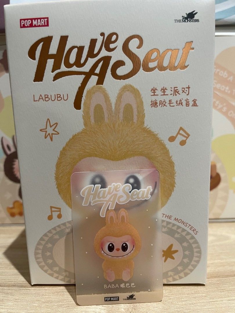 🔥LABUBU HAVE A SEAT *BABA* 🔥 (100% AUTHENTIC), Hobbies & Toys, Toys ...