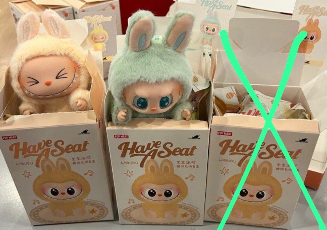 Labubu Seat With Me, Hobbies & Toys, Toys & Games on Carousell