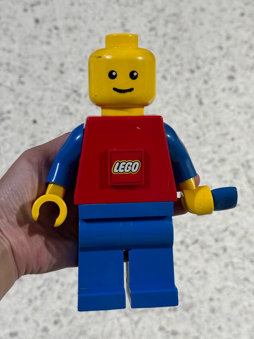 SALE!!! Lego Man Dynamo Torch Wind Up Flashlight Big Minifigure ...
