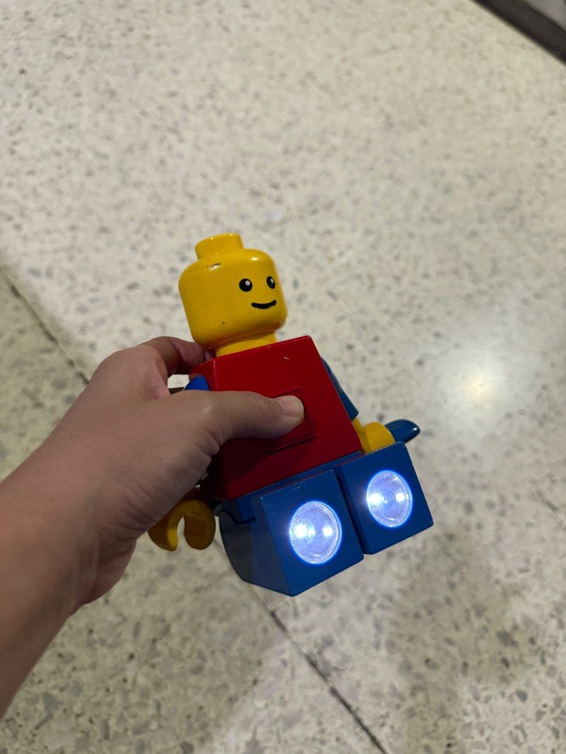 SALE!!! Lego Man Dynamo Torch Wind Up Flashlight Big Minifigure ...