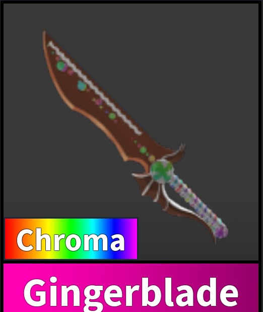 Mm2 Chroma Gingerblade, Video Gaming, Video Games, Others on Carousell