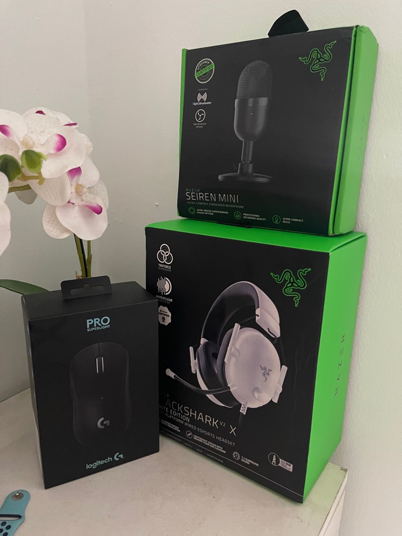 MOUSE GAMING MIC GAMING HEADSET GAMING, Computers & Tech, Parts ...
