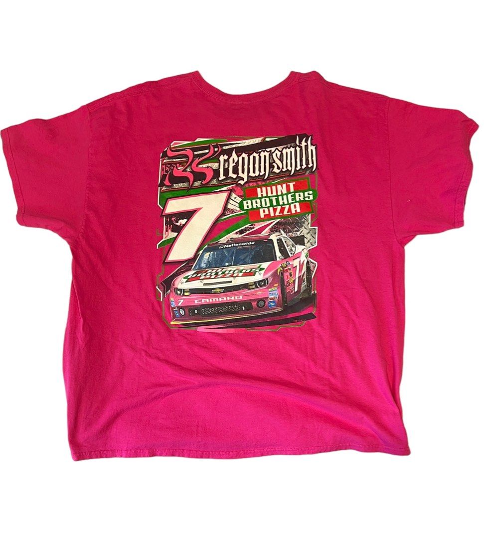 Nascar Pink Breast Cancer Awareness - Regan Smith Camaro 7 Tee Backhit ...