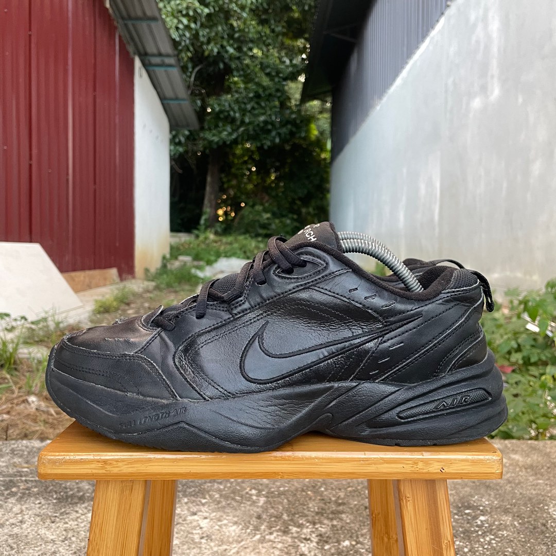 Nike Air M0narch Triple Black (9.5UK) - RM8O, Men's Fashion, Footwear ...