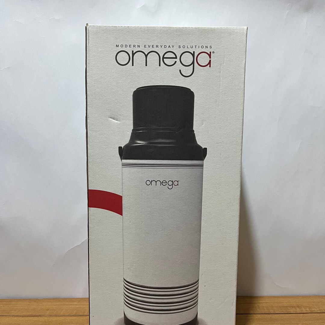 OMEGA 2.2L METAL VACUUM FLASK (RED), Furniture & Home Living ...
