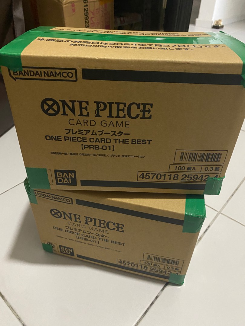 One piece TCG PRB-01 fresh case, Hobbies & Toys, Collectibles ...