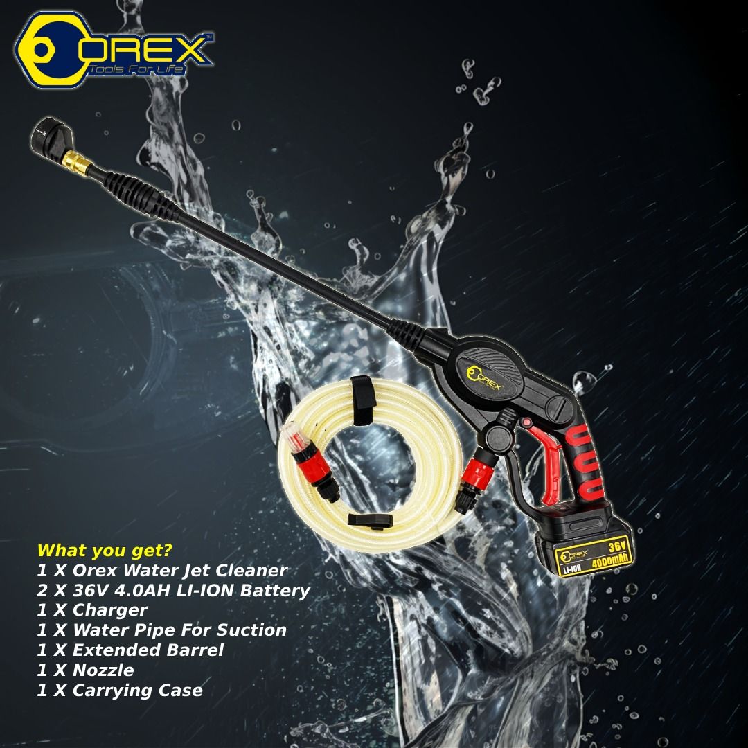 OREX Brushless High Pressure Water Jet Cleaner Gun | READY STOCK ...