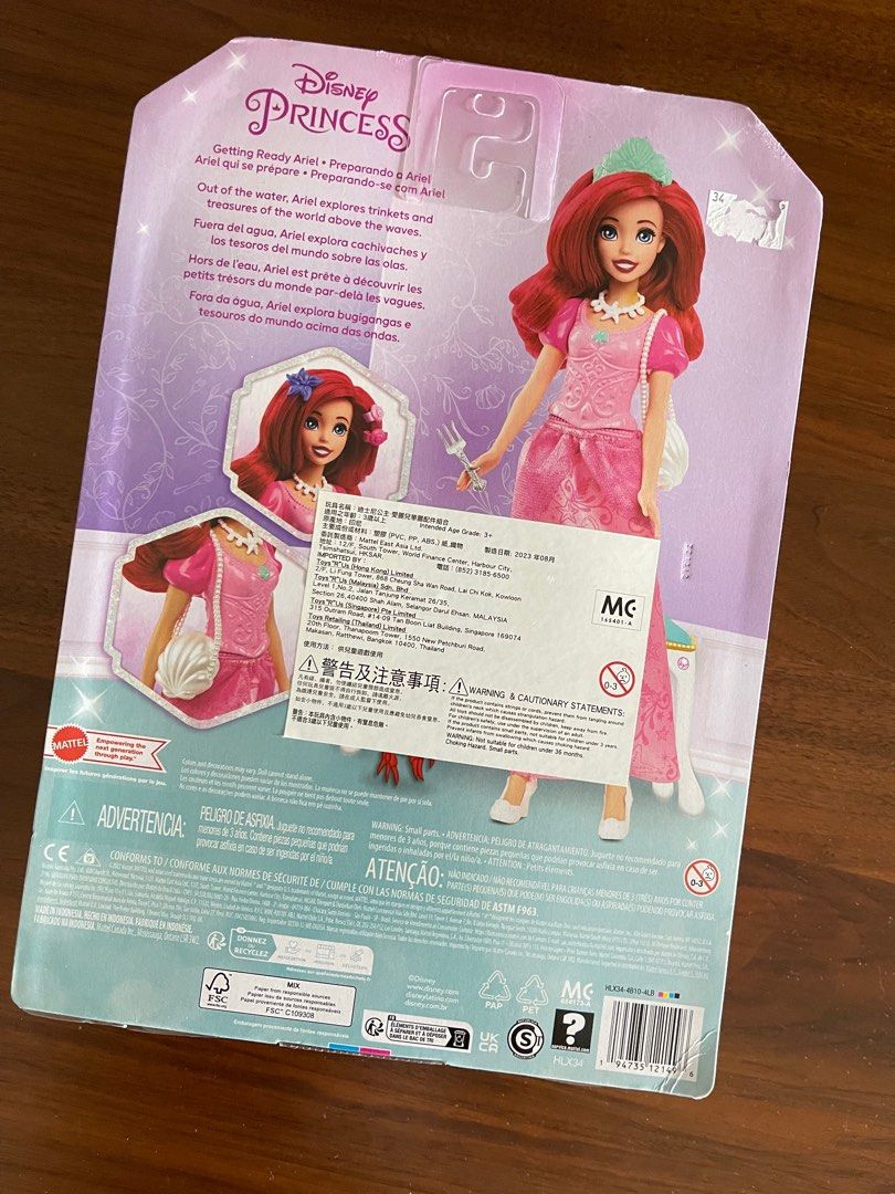 Original Disney Princess Getting Ready Ariel, Hobbies & Toys, Toys ...