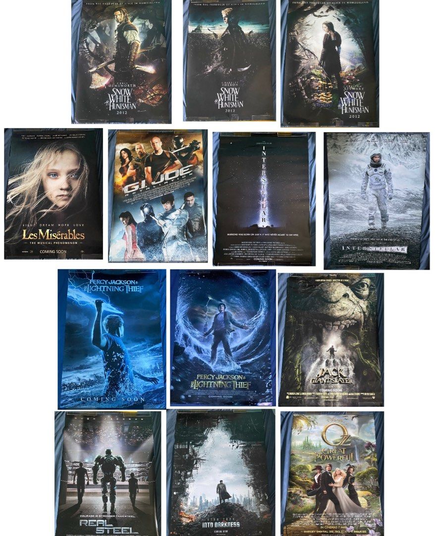 Original movie posters - Percy Jackson - Snow White & the Huntsman - G ...