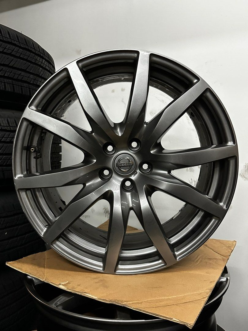 Original Nissan GT-R R35 DBA Facelift Sports Rim Made In Japan by Rays ...