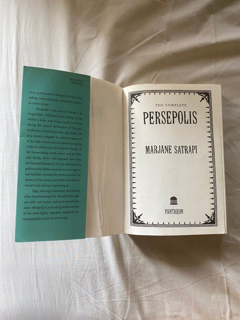 persepolis by marjane satrapi complete graphic novel comic, Buku & Alat ...