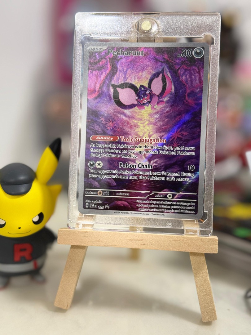 Pokemon TCG Shrouded Fable ETB promo SVP129 Pecharunt, Hobbies & Toys ...
