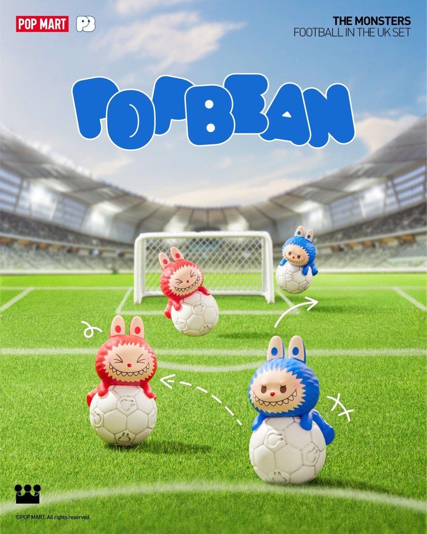Popmart Labubu The Monsters Football in UK, Hobbies & Toys, Toys ...