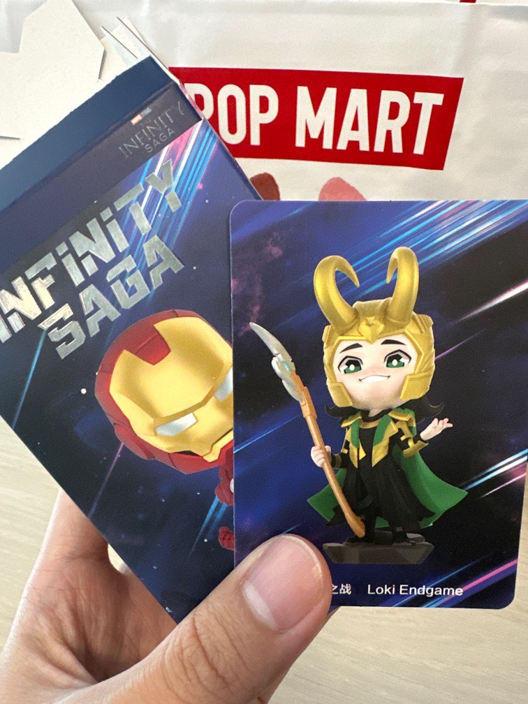 Popmart Marvel Infinity Saga - Loki, 興趣及遊戲, 玩具 & 遊戲類 - Carousell