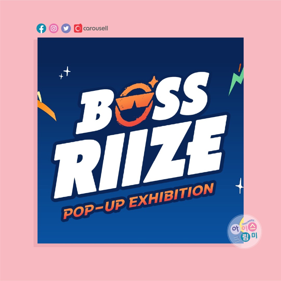 [PREORDER] BOSS RIIZE POP-UP EXHIBITION OFFICIAL MD, Hobbies & Toys, Collectibles & Memorabilia ...