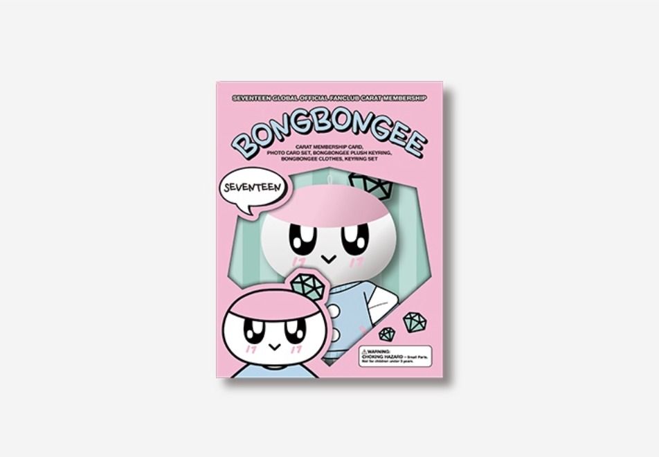 Pre-order Official Seventeen SVT Carat Membership Kit Bongbongee ...