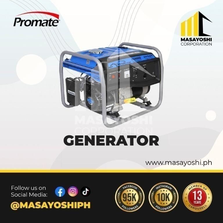 Promate Generator PH4000 | Gasoline Generator | Gas Generator | Power ...