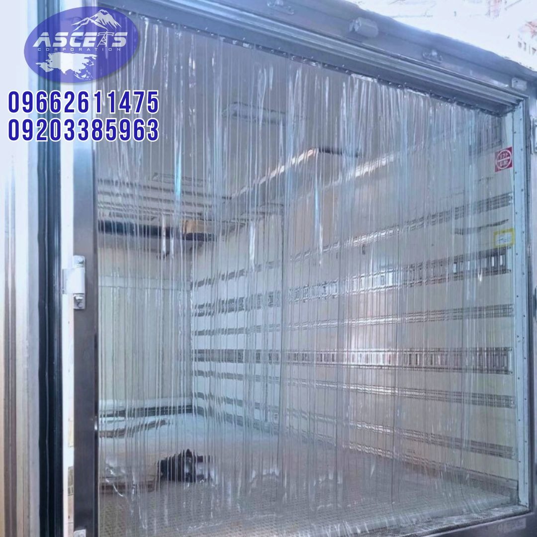 PVC PLASTIC CURTAIN FOR REEFER TRUCK AND STAINLESS STEEL HANGER ...