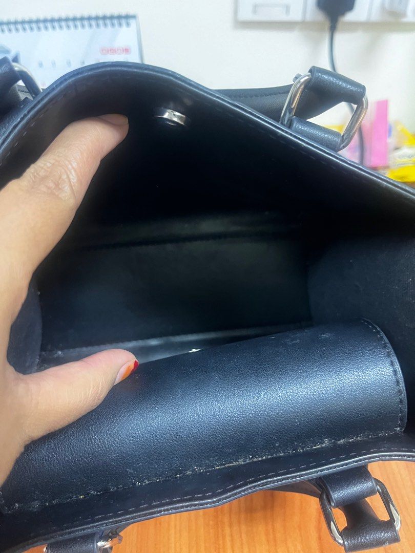 RR mini tote bag in black, Women's Fashion, Bags & Wallets, Tote Bags ...