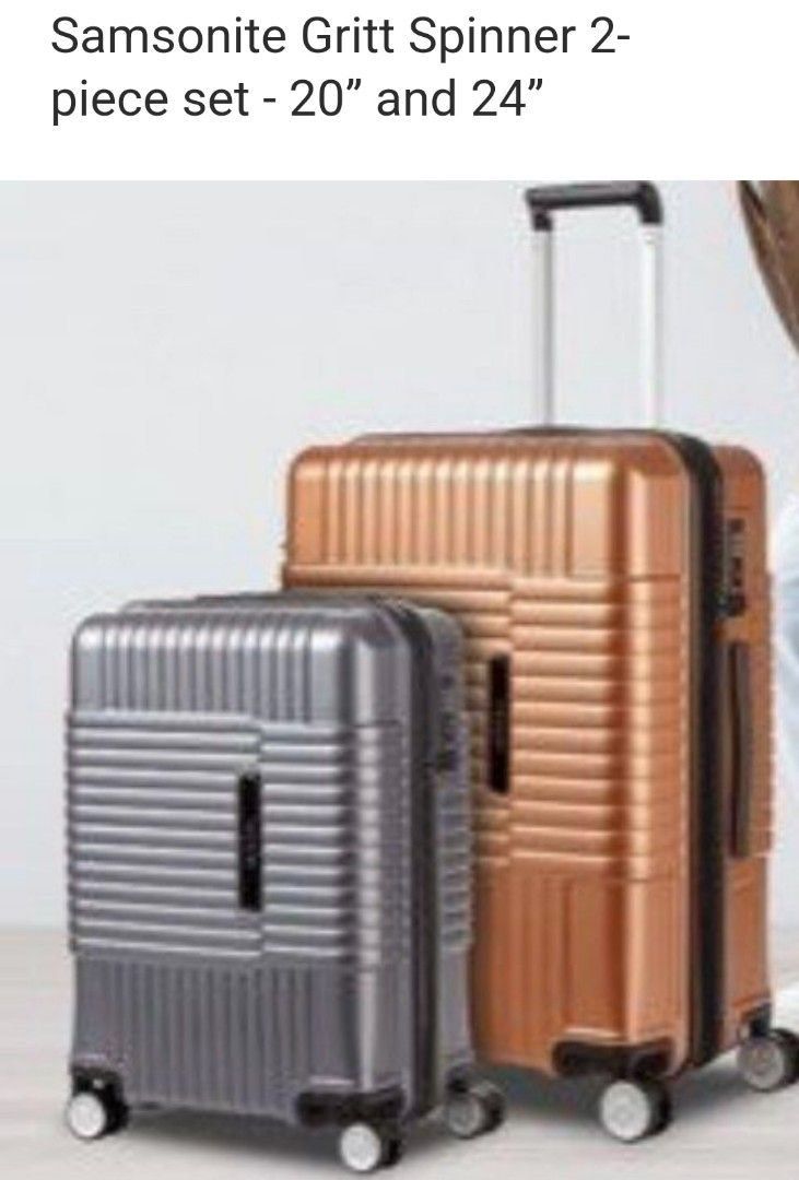 Samsonite Gritt Spinner 24” and 20”, Hobbies & Toys, Travel, Luggage on ...