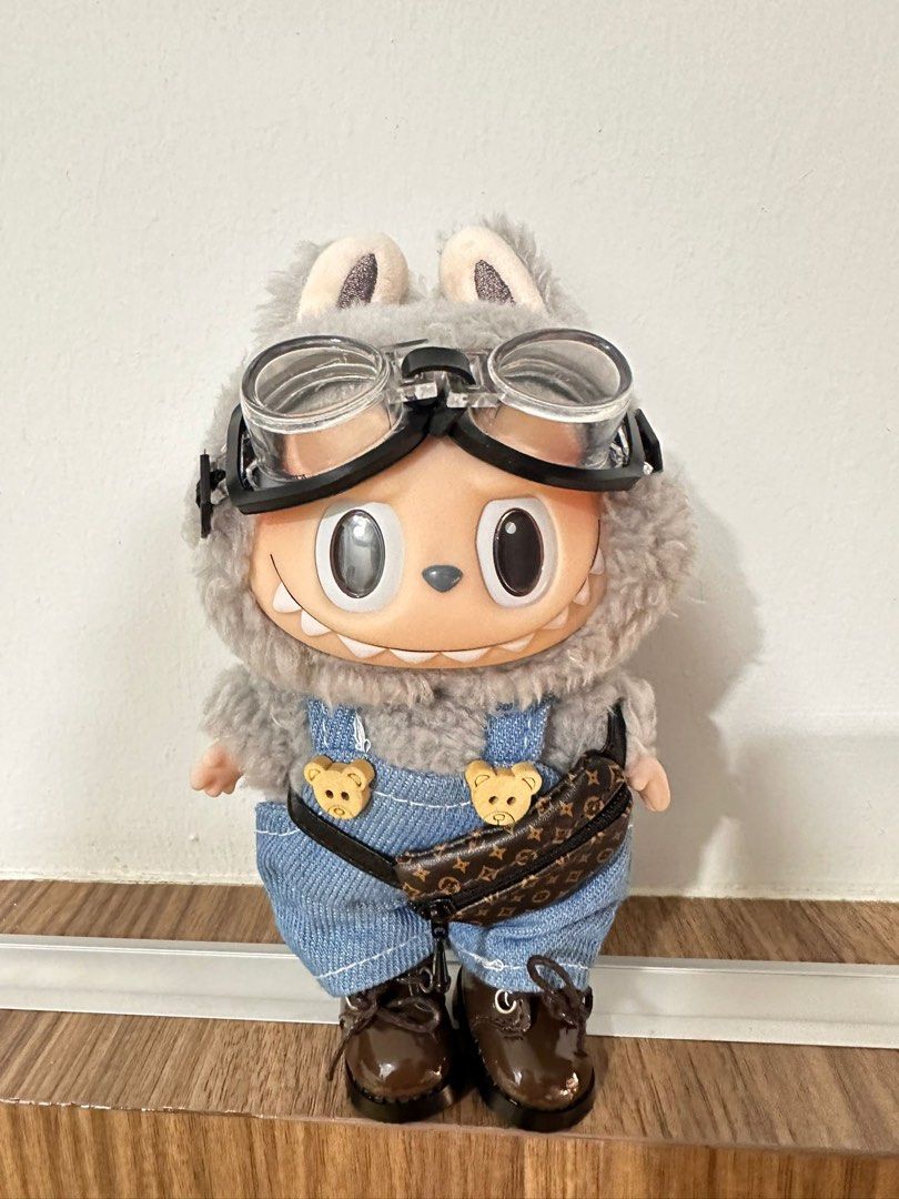 Sesame Labubu POP mart monsters with clothes, Hobbies & Toys, Toys ...