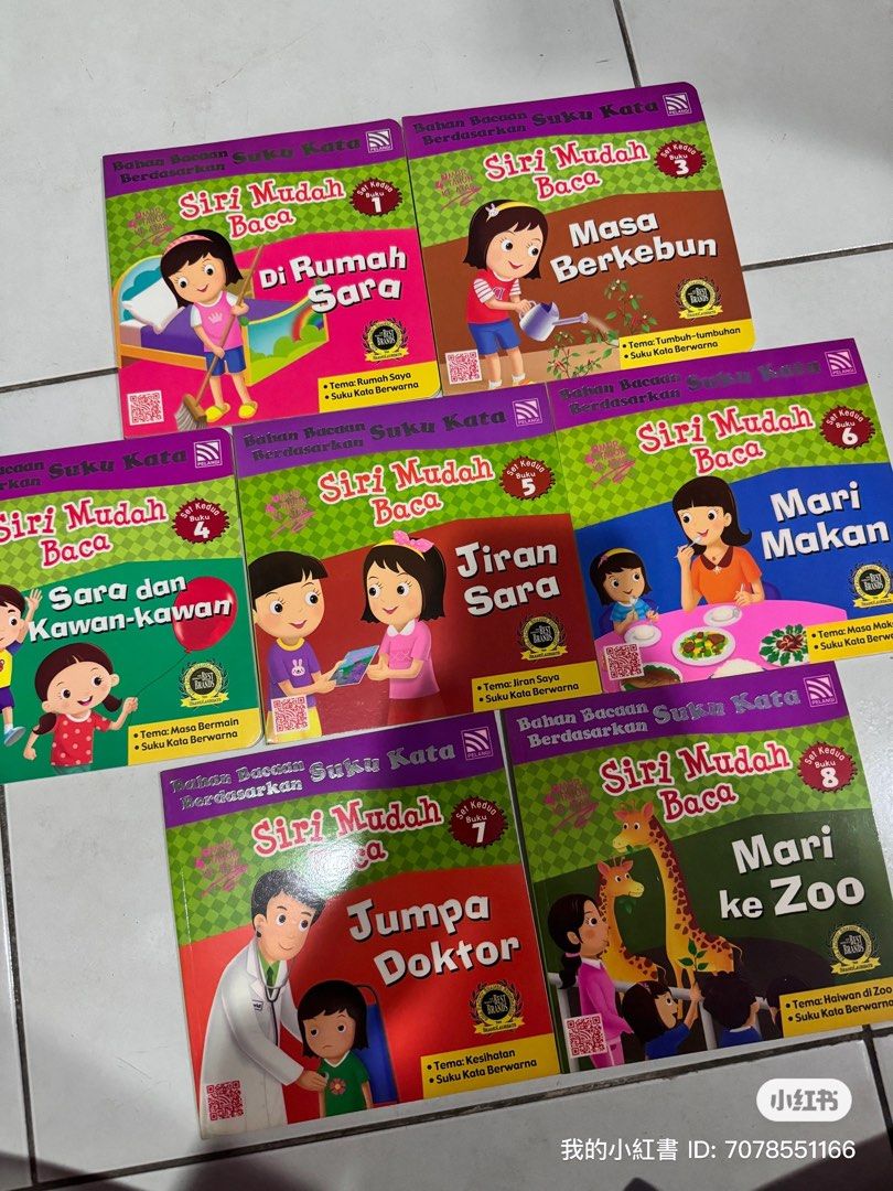 Siri Mudah Baca Set Pertama Buku 1 - Buku 2, Babies & Kids, Baby ...