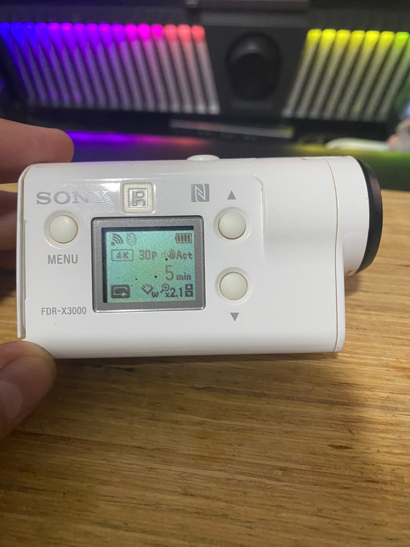 Sony fdr x3000 action camera, Photography, Video Cameras on Carousell