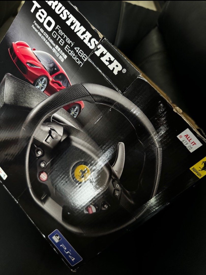 Thrustmaster t80 488 gtb edition, Video Gaming, Gaming Accessories ...