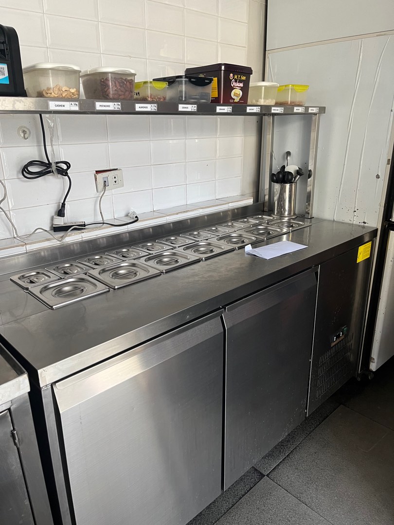 Topping Bar with Chiller, Furniture & Home Living, Kitchenware ...