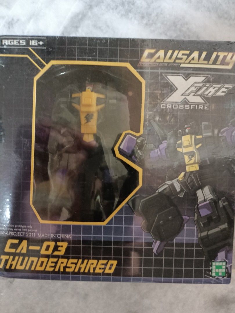 Transformers third party fansproject thunder shred, Hobbies & Toys ...