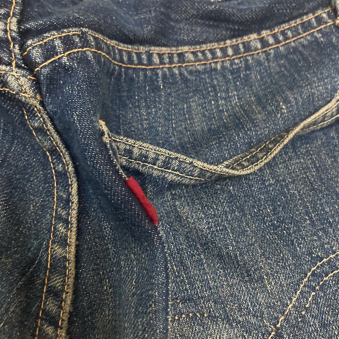 Vintage 1947 hidden rivet redline Selvedge pek Big E, Men's Fashion ...