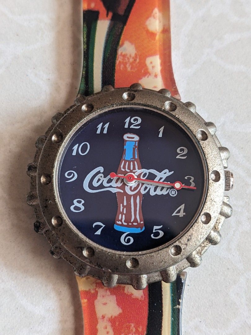 Vintage Coca Cola Watch, Men's Fashion, Watches & Accessories, Watches ...