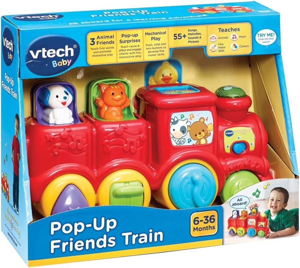 VTECH Pop-Up Friends Train Kereta Api, Bayi & Anak, Mainan & Baby ...