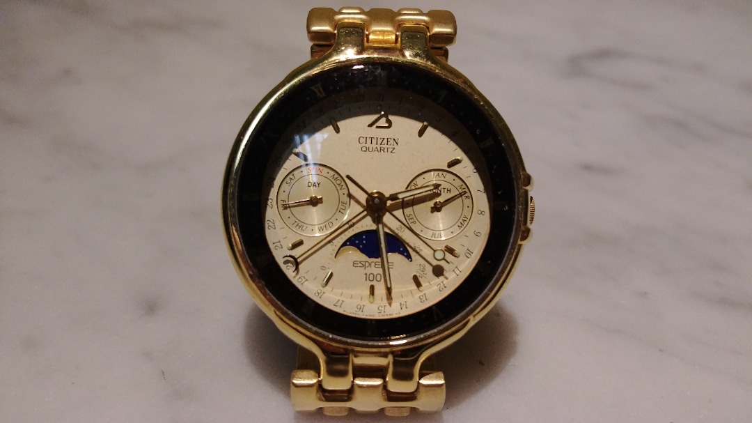 Watch Citizen Moon Face (dia35mm), Men's Fashion, Watches & Accessories ...